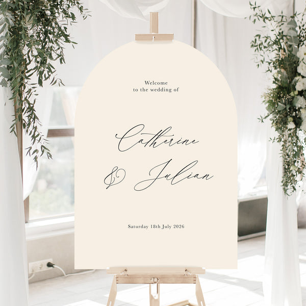 Catherine welcome sign – NIVI Design