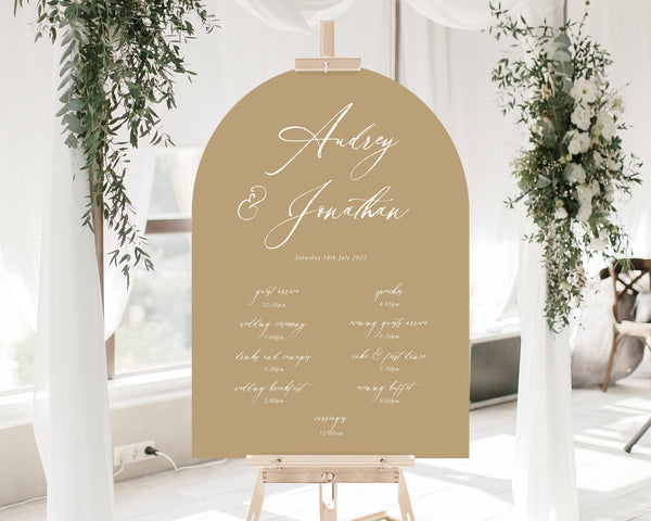 Audrey timeline sign – NIVI Design