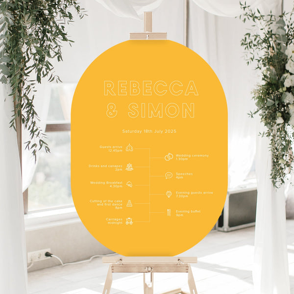 Bold timeline sign – NIVI Design