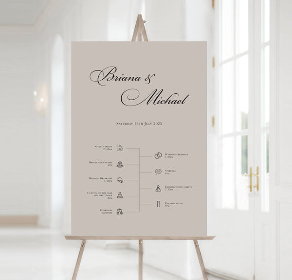 Brianna timeline sign – NIVI Design