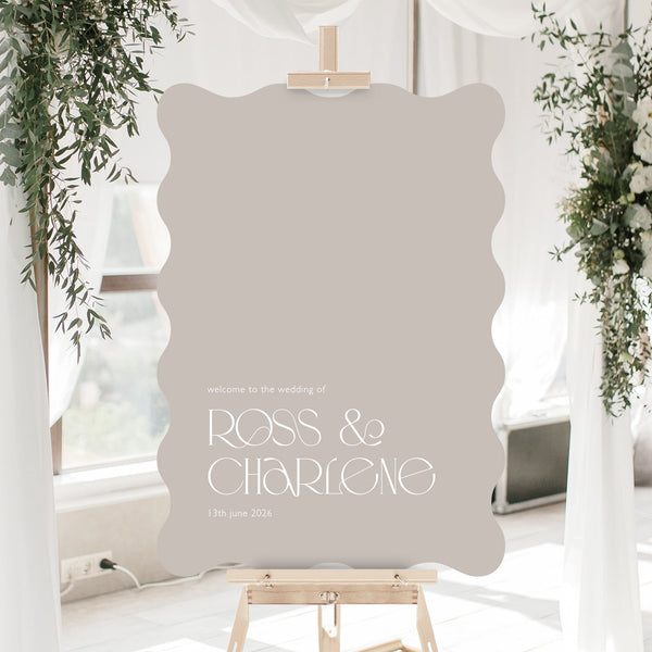 Charlene welcome sign – NIVI Design