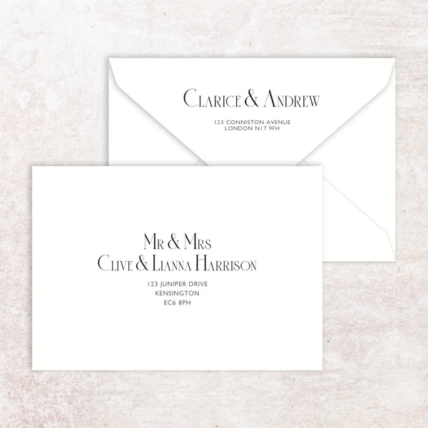 Clarice guest addressing – NIVI Design