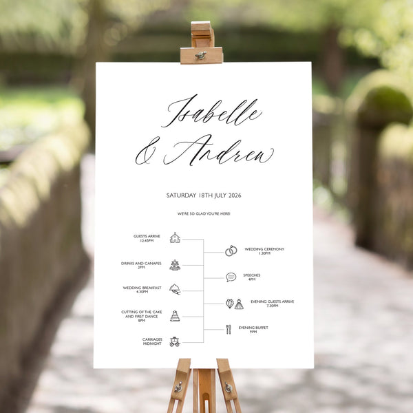 Isabelle timeline sign – NIVI Design