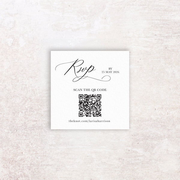 Larisa RSVP QR code card – NIVI Design