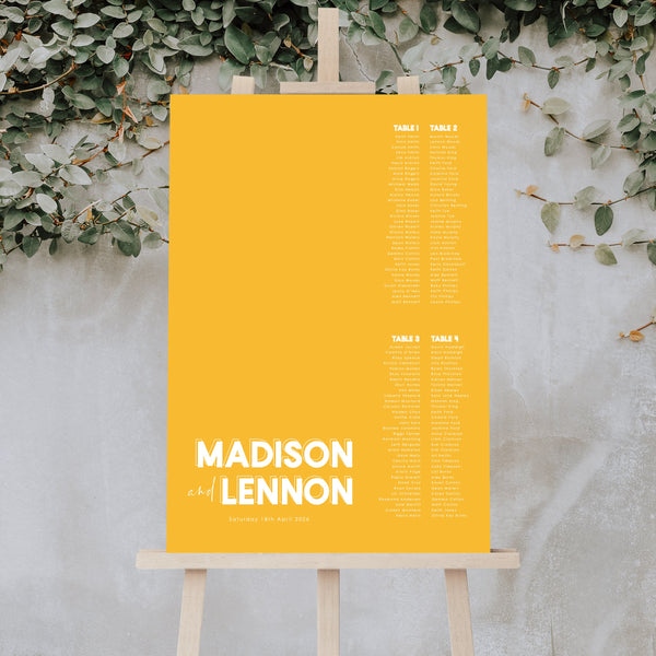 Madison long table plan – NIVI Design