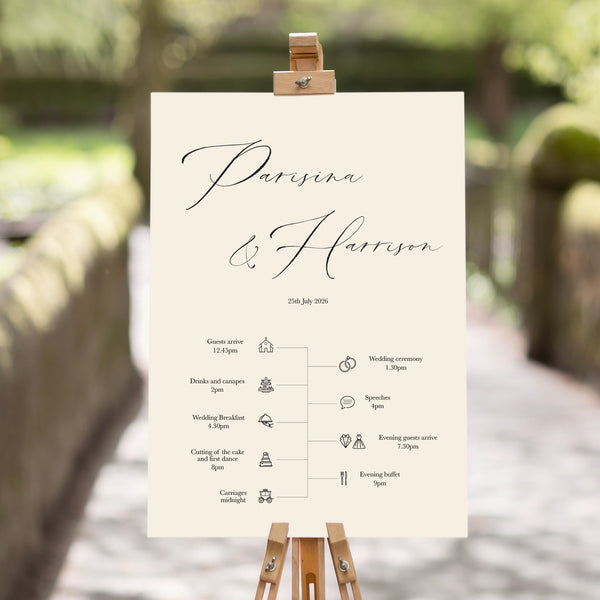 Parisina timeline sign – NIVI Design
