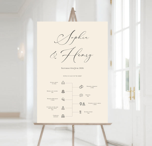 Sophia timeline sign – NIVI Design